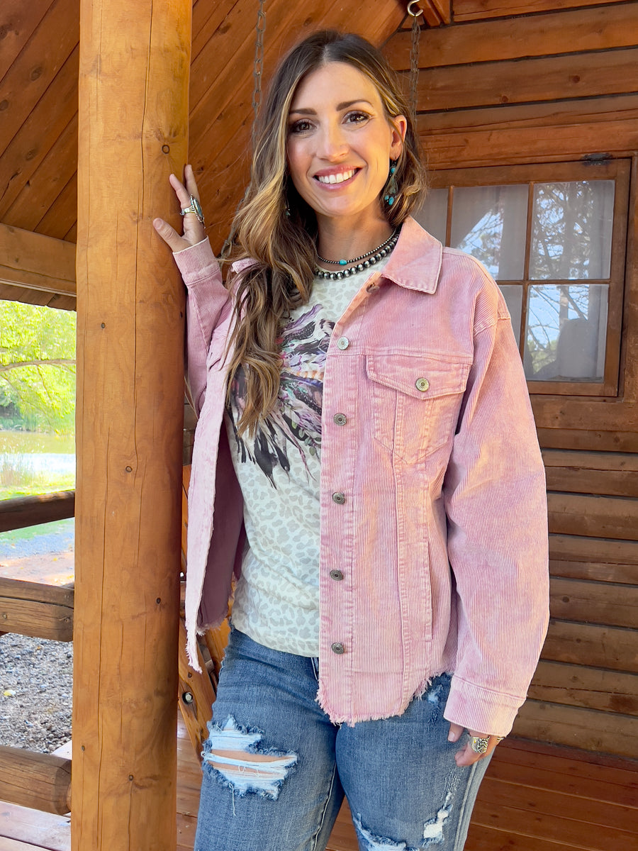 Pink Corduroy Jacket– Cherokee Trading Post OK