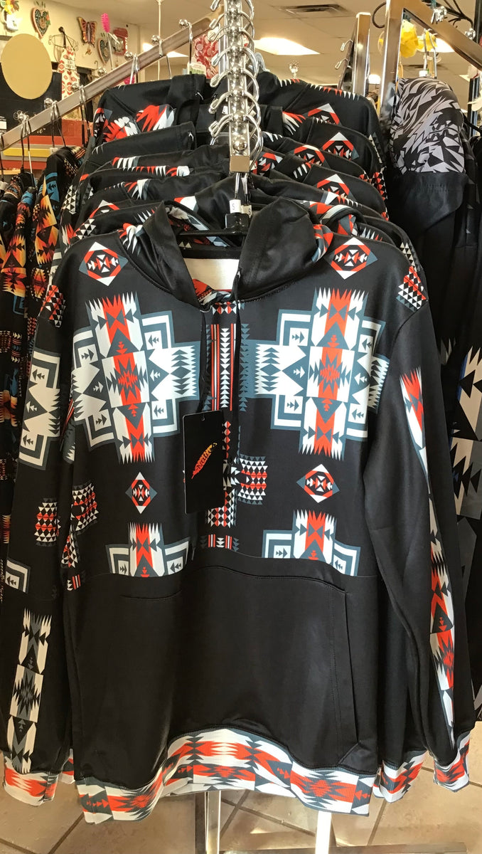 Nativo Dri-Fit Aztec Hoodie– Cherokee Trading Post OK