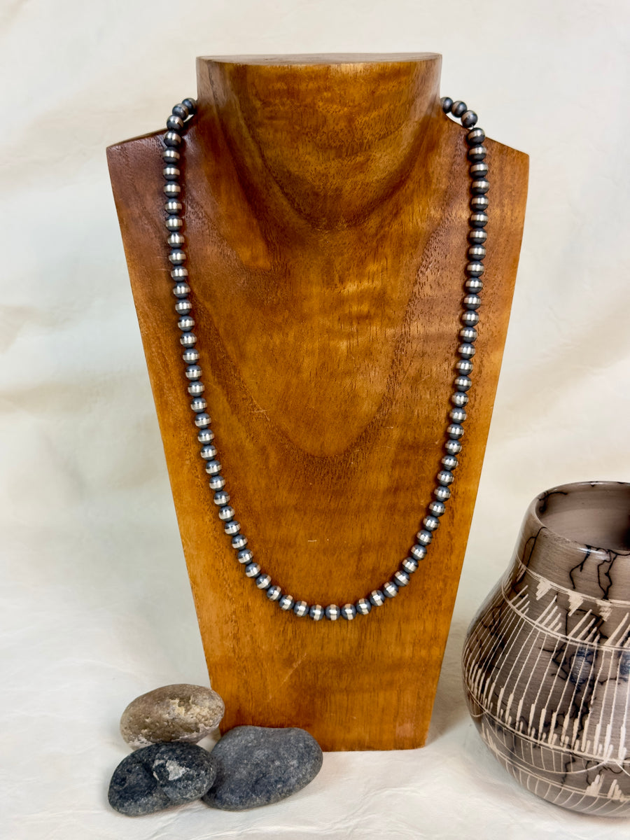 20" 6mm NAVAJO PEARL NECKLACE– Cherokee Trading Post OK