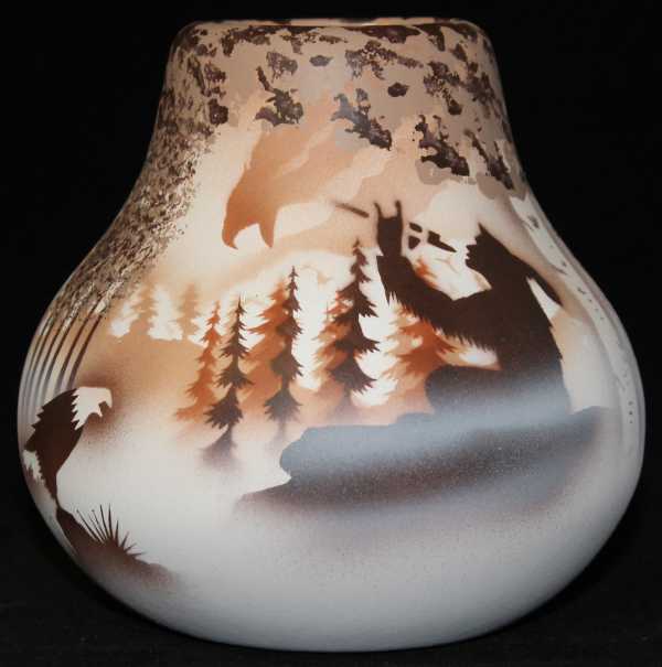 Cedar Mesa Pottery Calling The Spirits Arch Canyon Pot - 69066 ...