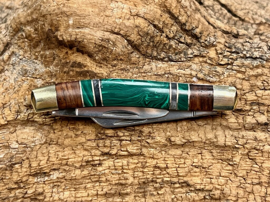 Native Inspired Design Handle Medium Stockman 3 Blade– Cherokee Trading ...